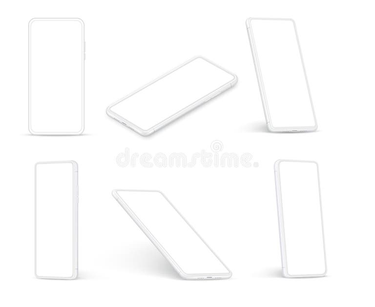 Blank White Screen Mobile Stock Illustrations – 90,600 Blank White ...