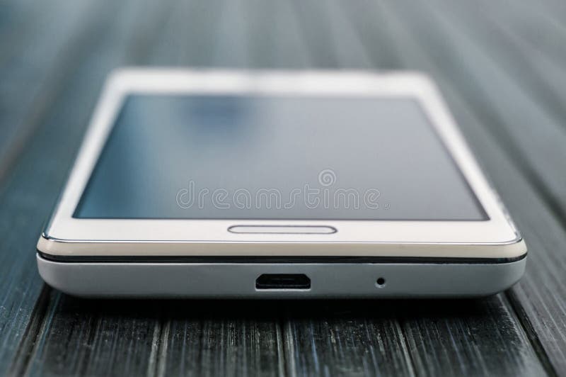 White smartphone closeup stock image. Image of industry - 54871287