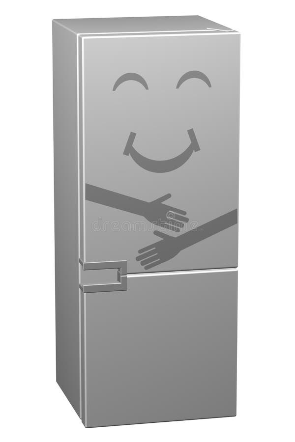 Smiling Refrigerator Stock Illustrations – 315 Smiling Refrigerator ...