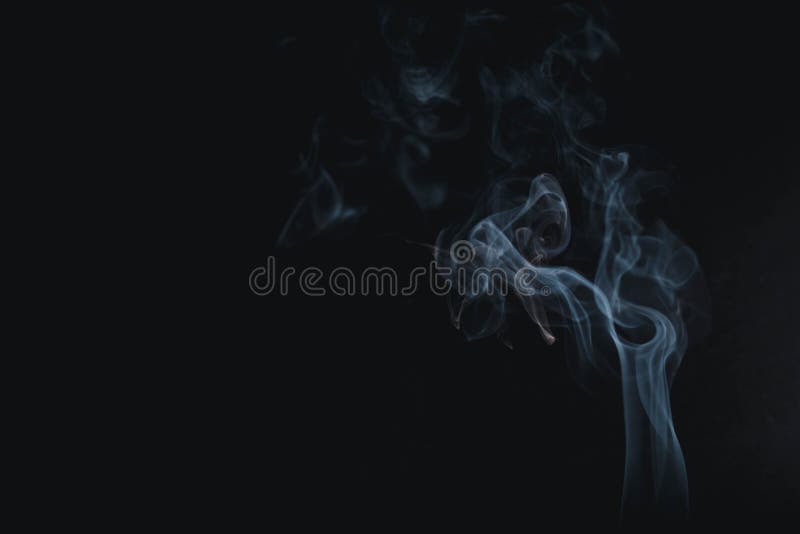 White Smoke on a Black Background Stock Photo - Image of grey ...