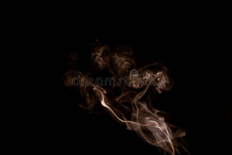 White Smoke on a Black Background Stock Photo - Image of movement ...