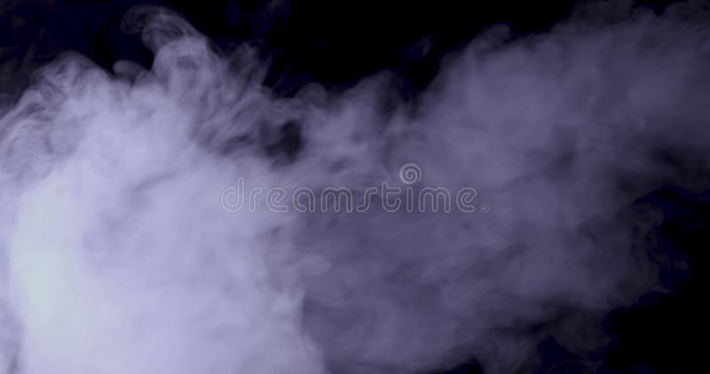 White Smoke Fills Frame on Black Background Stock Footage - Video of ...