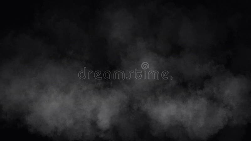 White Smoke on Black Background Creating a Dramatic and Mysterious ...
