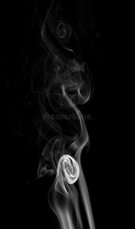 White Smoke in a Black Background. Smoke White Light Stock Photo ...