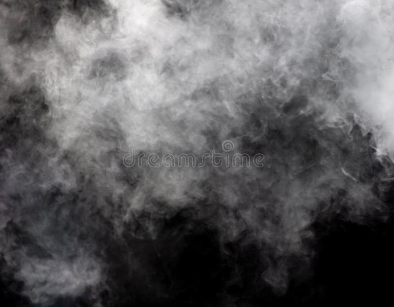 White Smoke on a Black Background. Texture Stock Image - Image of light ...