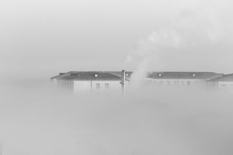 White smoke building stock photo. Image of knocks, life - 86567584