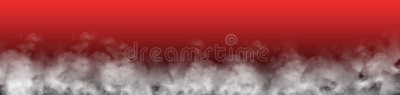 Smoke on the Red Panoramic Banner. Stock Illustration - Illustration of ...