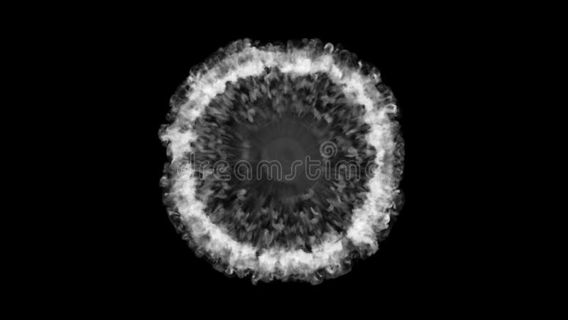 White smoke shockwave stock video. Video of drop, macro - 177602427