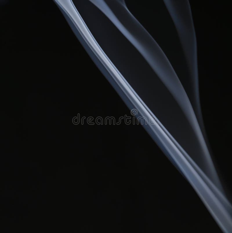 White Smoke Stream Close Up. Stock Photo - Image of intricate, shape ...