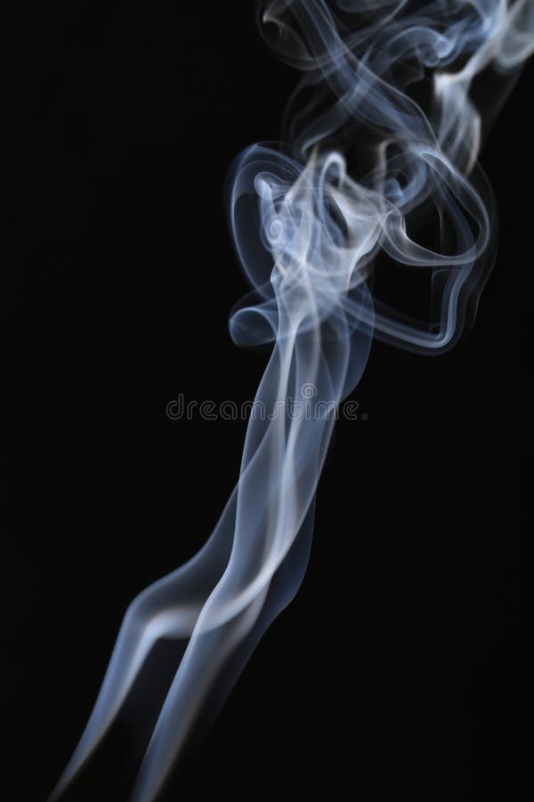 White Smoke Stream Close Up. Abstract Stock Photo - Image of blue, fire ...