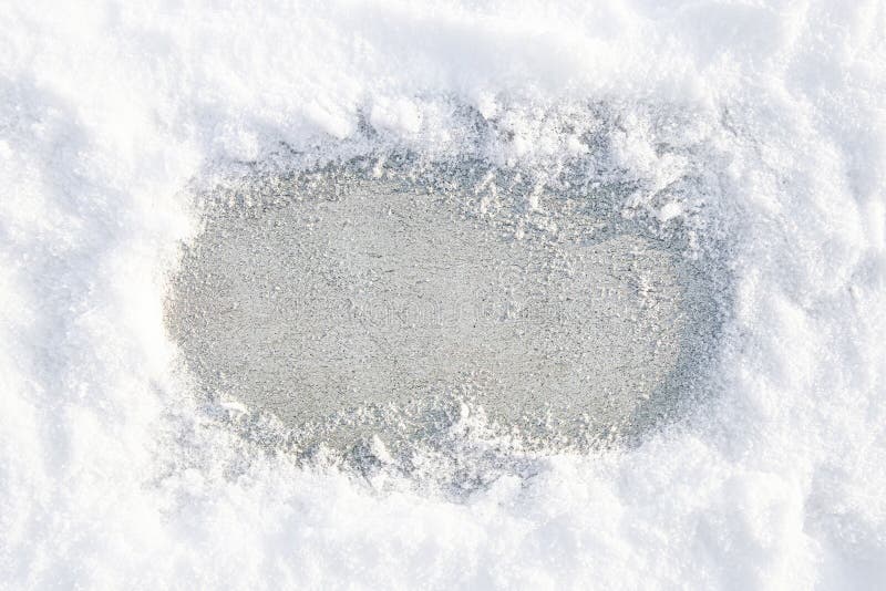 White Snow Frame Background. Stock Photo - Image of holiday, frosty ...