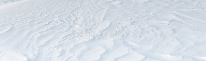 White Snow on the Ground Large Panoramic View Stock Photo - Image of ...