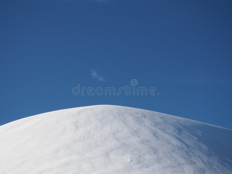 White Snow Hill Landskape Background. Stock Photo - Image of curve ...