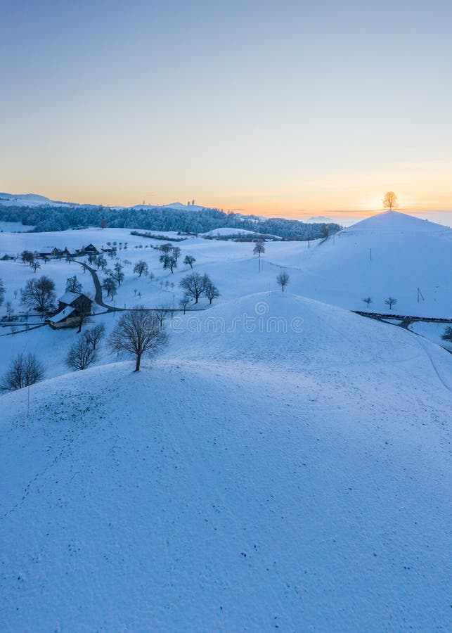 White snow hills landscape stock image. Image of snow - 267985049