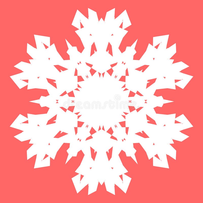 White Snowflake. Snowflake for Posters, Cards, Invitation Design Stock ...