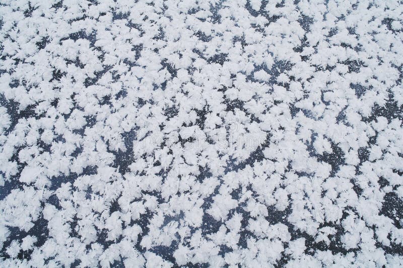 White Snowflakes on Blue Ice Stock Image - Image of pattern, cold: 84636699