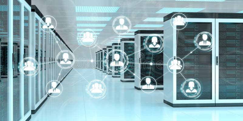 3d Man Data Center Stock Illustrations – 581 3d Man Data Center Stock ...