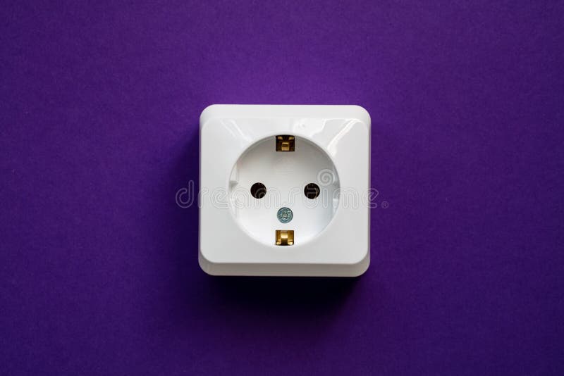 White Socket and White Plug Isolated Stock Photo - Image of energy ...