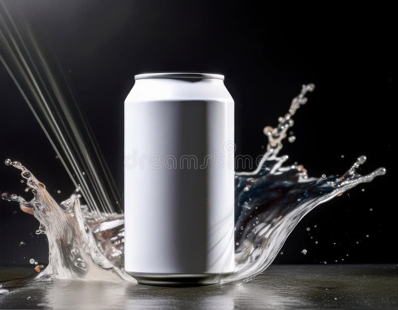 White Soda Can Abstract Splash Geometric Patterns Stock Photos - Free ...