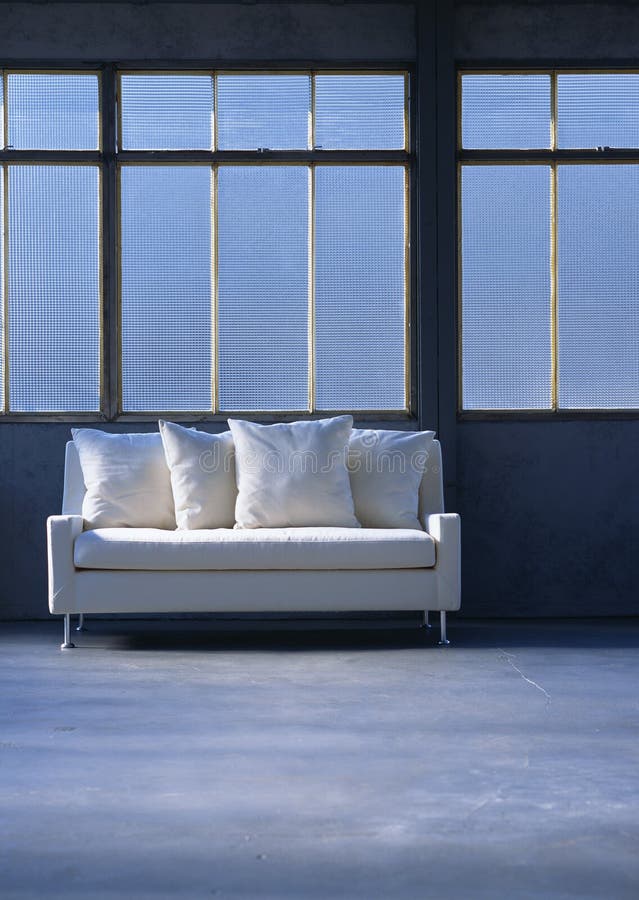 Interior of Cozy Living Room with Painting on Wall, Sofa and Floor ...