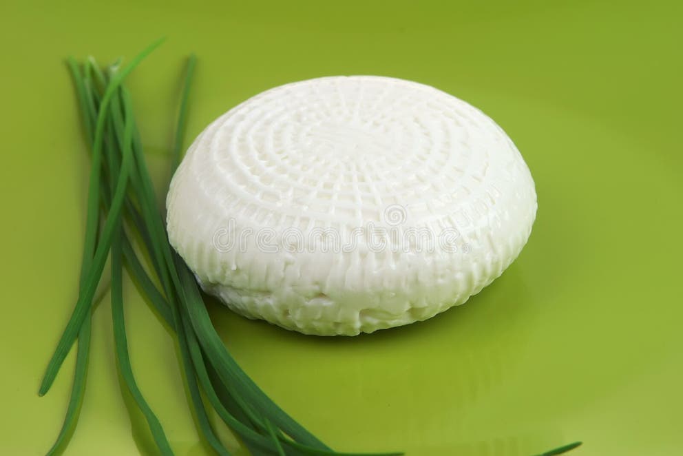 White soft cheese stock image. Image of olive, isolated - 8422405