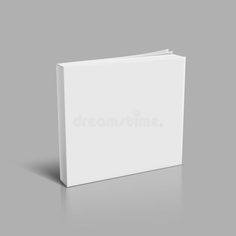 White Book Box Mockup Cover Stock Illustrations – 1,136 White Book Box ...