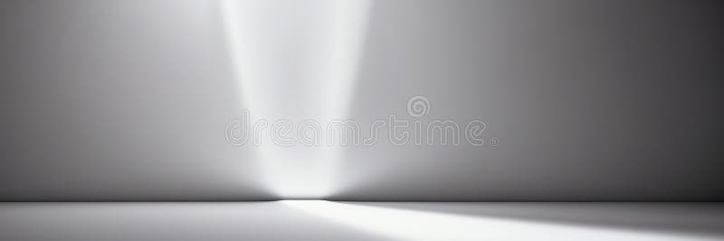 White Soft Spotlight on Plain Black Ai Generated Stock Illustration ...