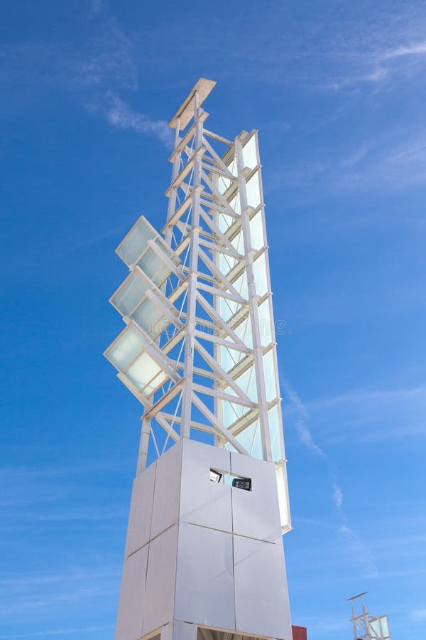 Vertical Solar Panels Tower Stock Photos - Free & Royalty-Free Stock ...