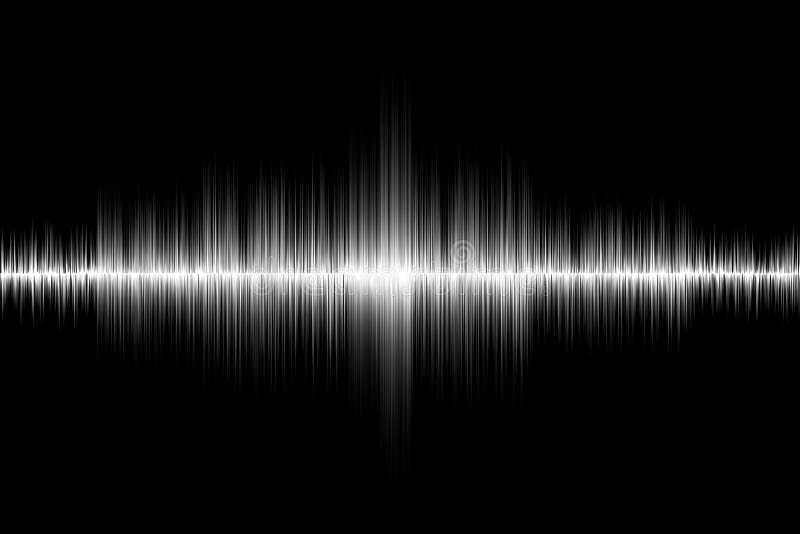White Sound Wave Background Stock Photo - Image of techno, music: 62697268