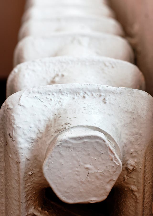 White soviet radiator stock image. Image of fashioned - 24350981