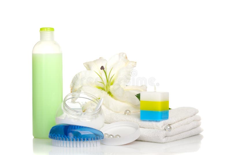 White spa stock photo. Image of clean, white, flower - 12136786