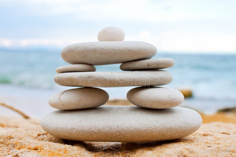 White spa stones stock image. Image of stones, stone - 16376861