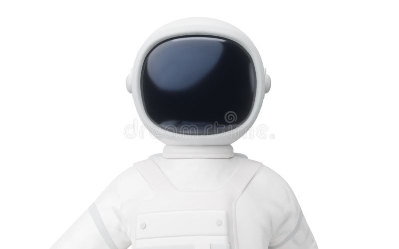 White Space Man, 3d Character, 3d Rendering Stock Illustration ...