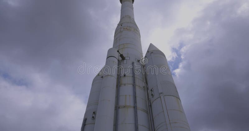 White Space Ship Rocket on the Ground Stock Footage - Video of white ...