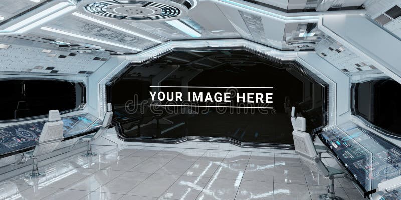 Spaceship Interior Large Window Stock Illustrations – 313 Spaceship ...