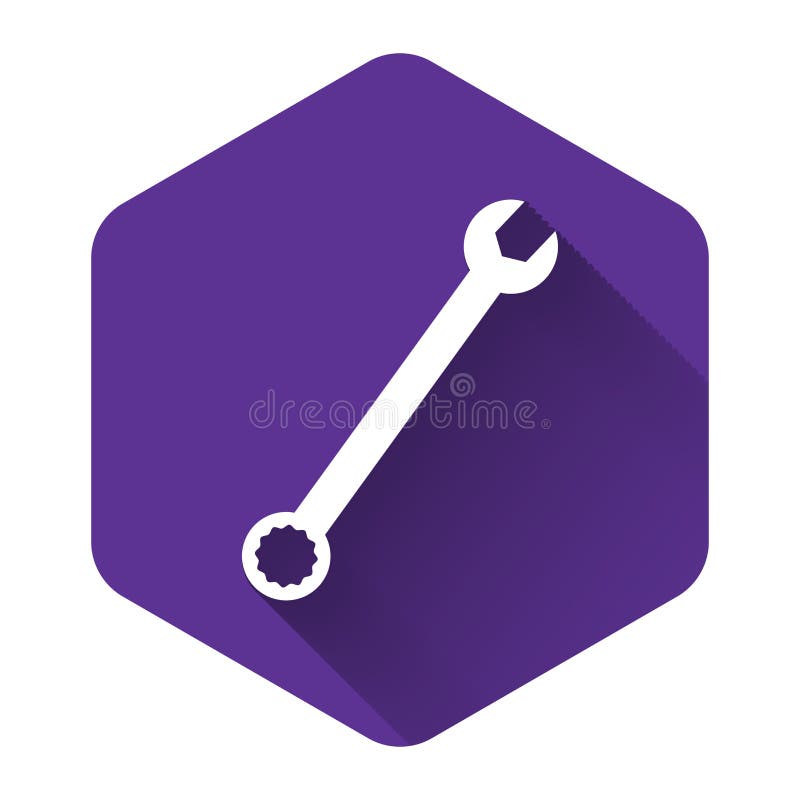 Spanner icon symbol stock vector. Illustration of symbol - 3841410