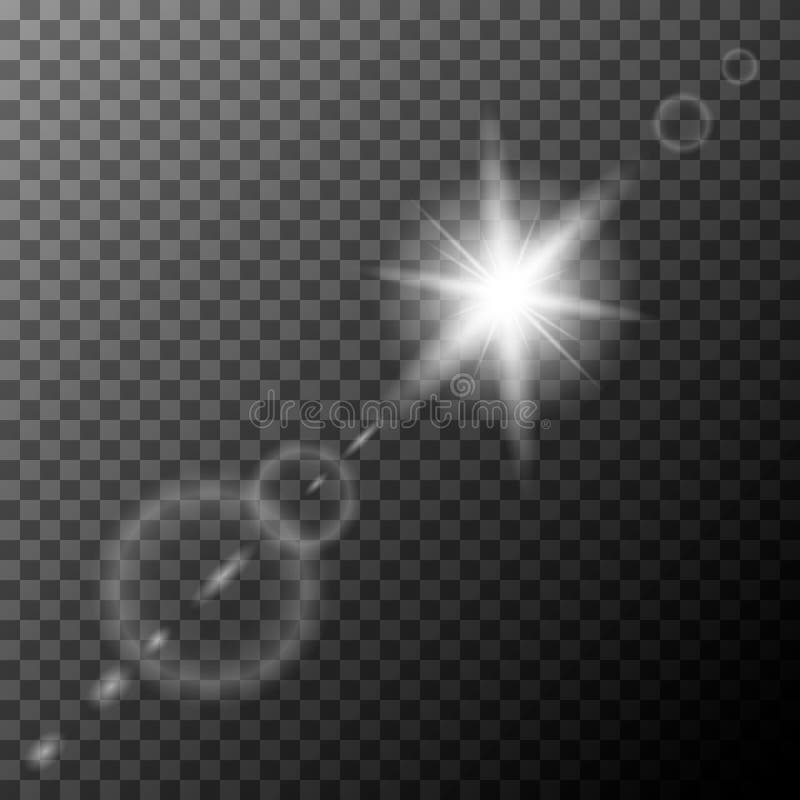 White Sparkle Shine Special Light Effect, Vector Stock Vector ...