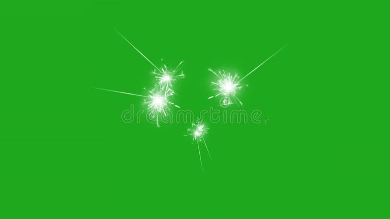 White Sparkles Green Screen Motion Graphics Stock Footage - Video of ...