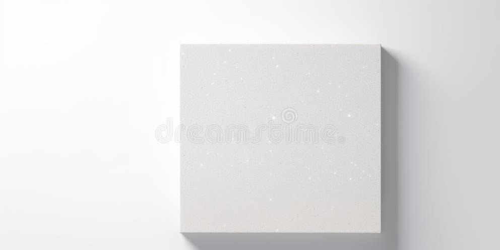 White Sparkling Square Ceramic Tile Stock Illustration - Illustration ...