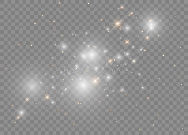 Magic Sparkles Png on Transparent Background Stock Vector ...