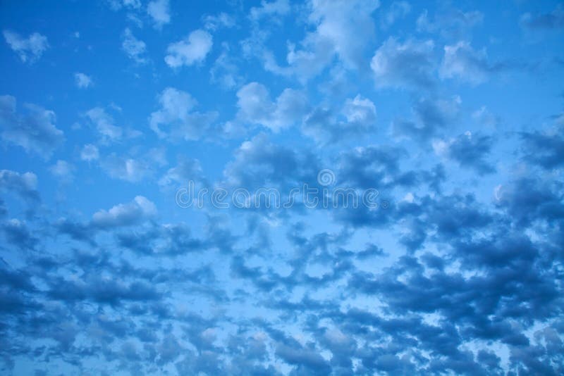 White Sparse Clouds Over Blue Sky Stock Image - Image of escalator ...