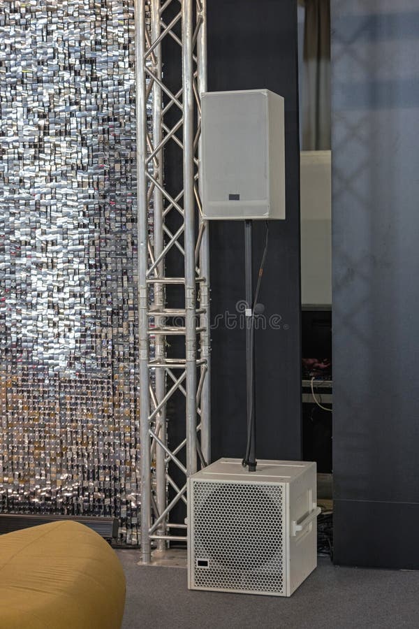 White Speaker Woofer stock image. Image of woofer, disco - 274086859