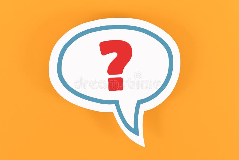 Red Question Mark Speech Bubble Flat Symbol Design Stock Photos - Free ...