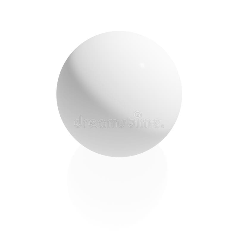 3d white sphere stock illustration. Illustration of light - 28142547