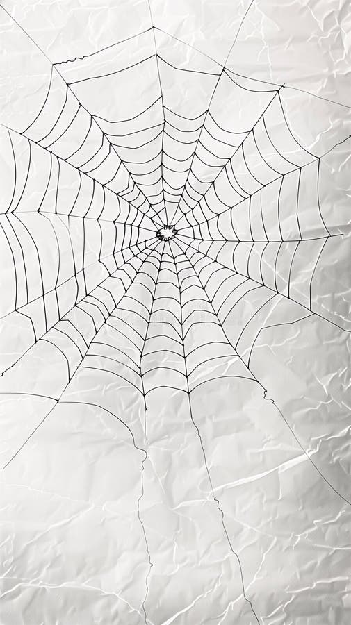 White spider web stock photo. Image of orbweaver, poise - 329543442