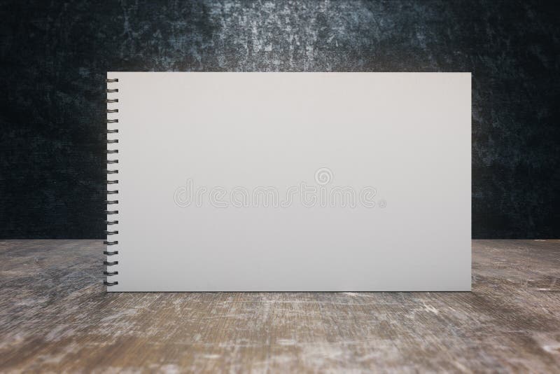 White spiral notepad stock illustration. Illustration of clean - 83836434