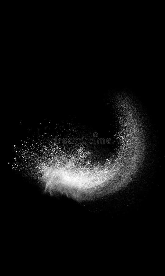 White Spiral Vertical Abstract Dust Overlay Texture Powder Splash ...