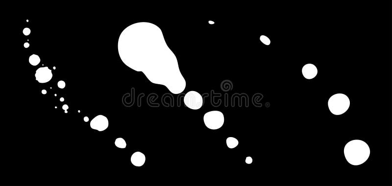 White Splash Ink Set. Spot Stains. Splatter Collection. Vector ...