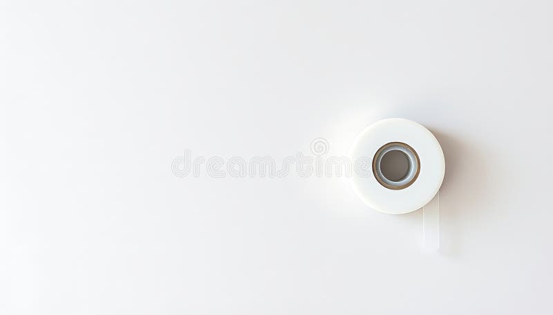 White Spool Thread Sewing Craft Detail Generative AI Stock Illustration ...