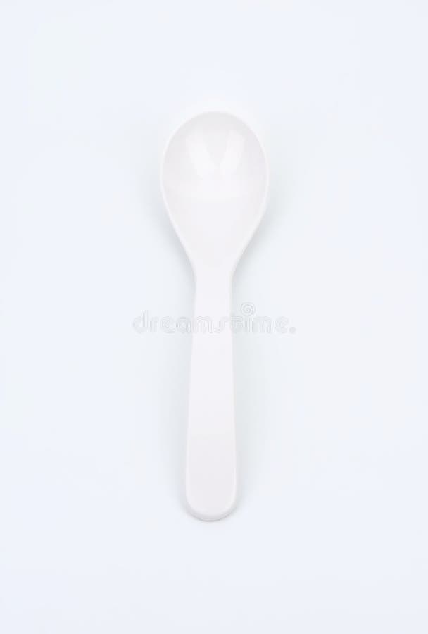 White spoon stock photo. Image of plastic, flatware, white - 51855656